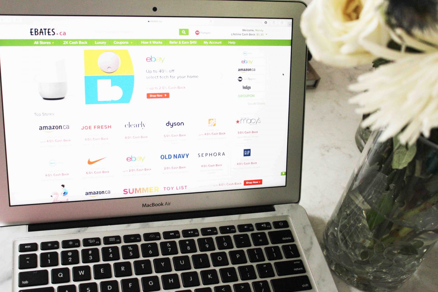 Shopping My Summer Favourites with Ebates - sparkleshinylove