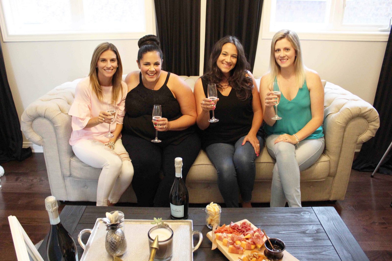 Making my Girls Night in Sparkle with La Marca Prosecco - sparkleshinylove