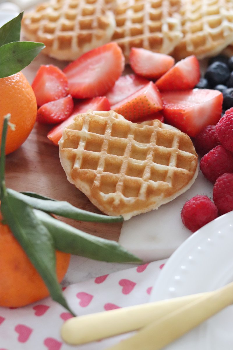 Making a Fun Valentine’s Day Waffle Charcuterie Board - sparkleshinylove